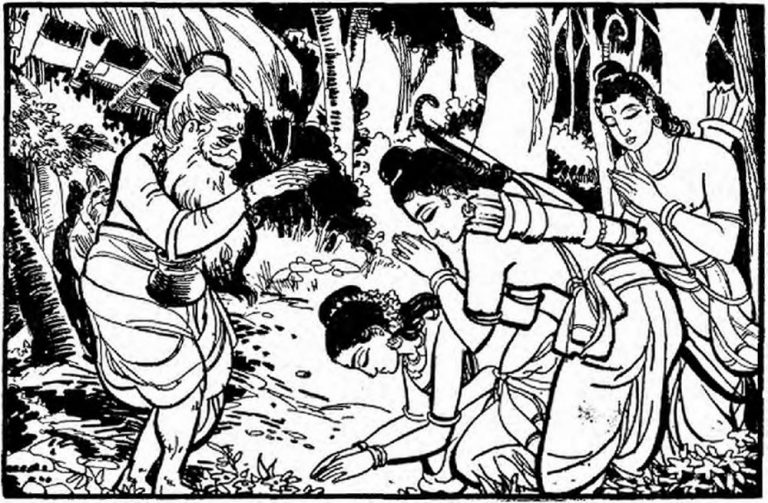 Illustrated Ramayana for kids