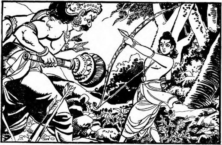 Illustrated Ramayana for kids