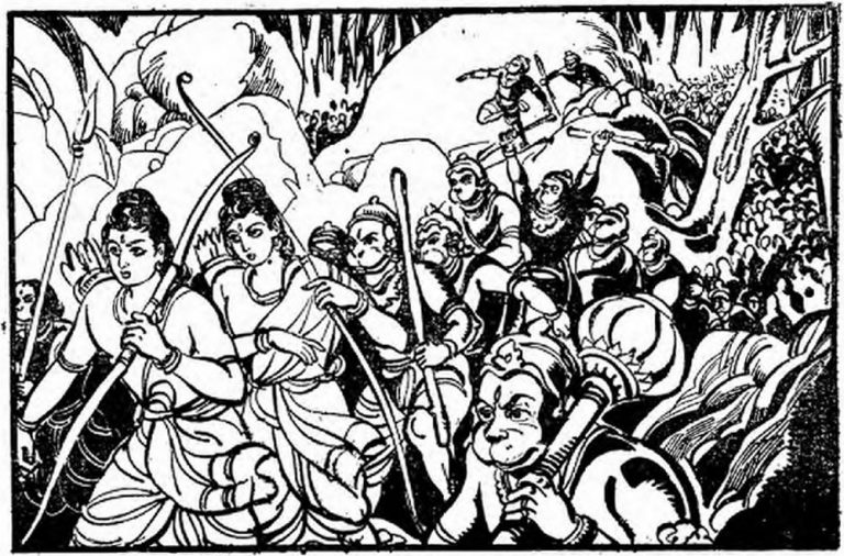 Illustrated Ramayana for kids
